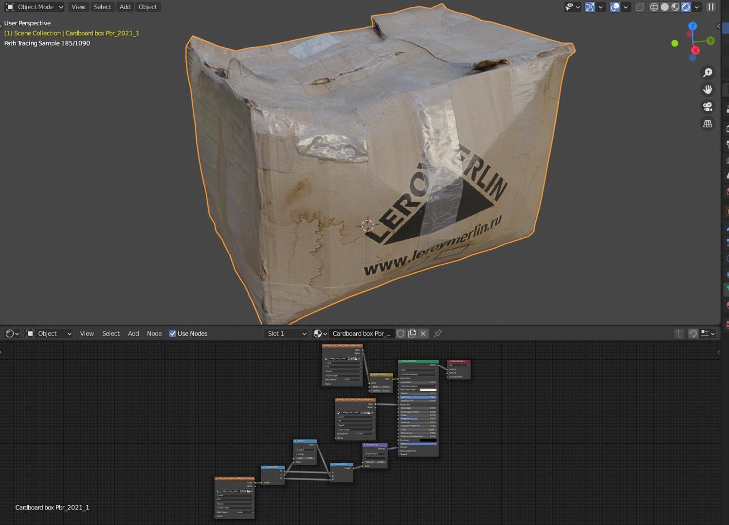 3D Model Ultra Realistic Cardboard Box Pbr - TurboSquid 1758484