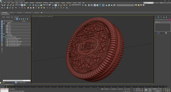 modelo 3d Galleta Oreo Original - TurboSquid 2168390