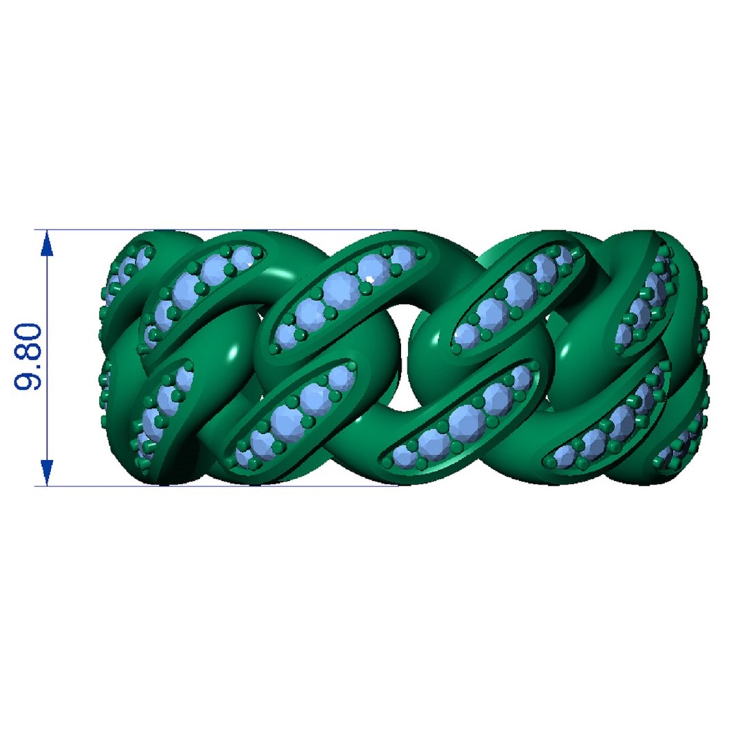 CUBAN RING 3D Model - TurboSquid 2302300