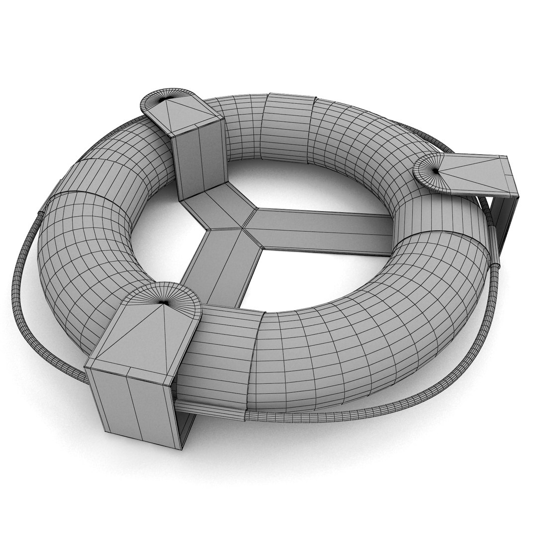 3d Life Buoy Model