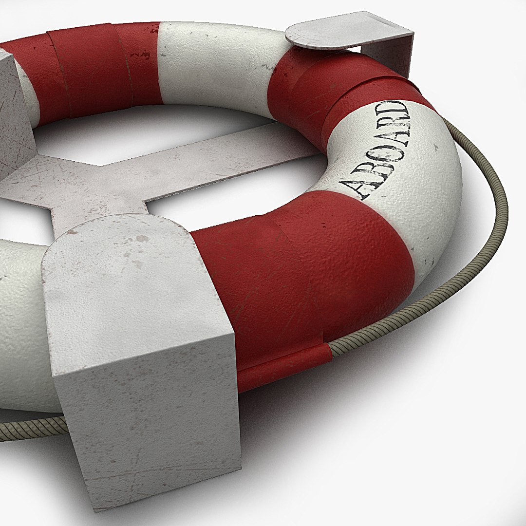 3d Life Buoy Model