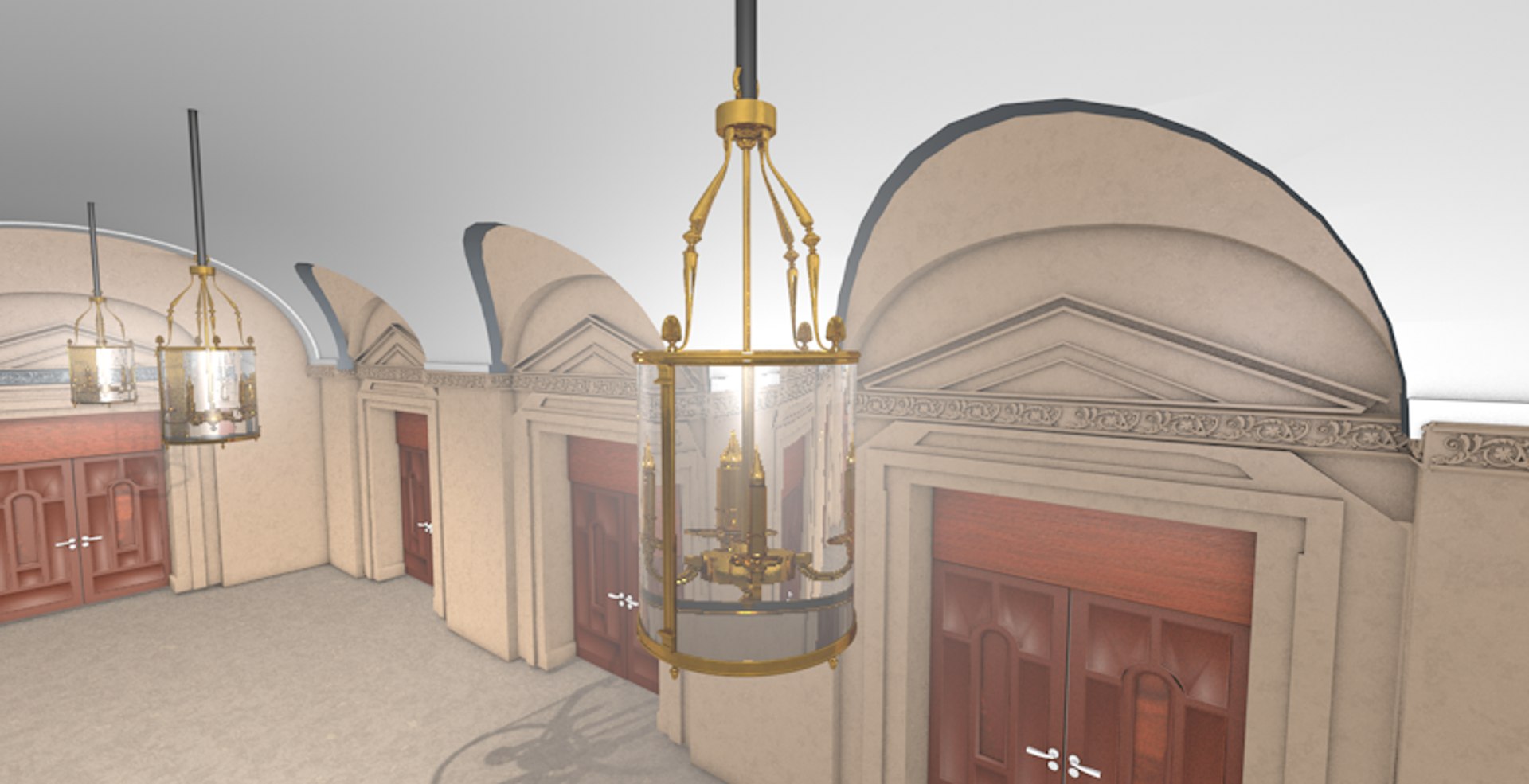 Foyer Room 3d Model