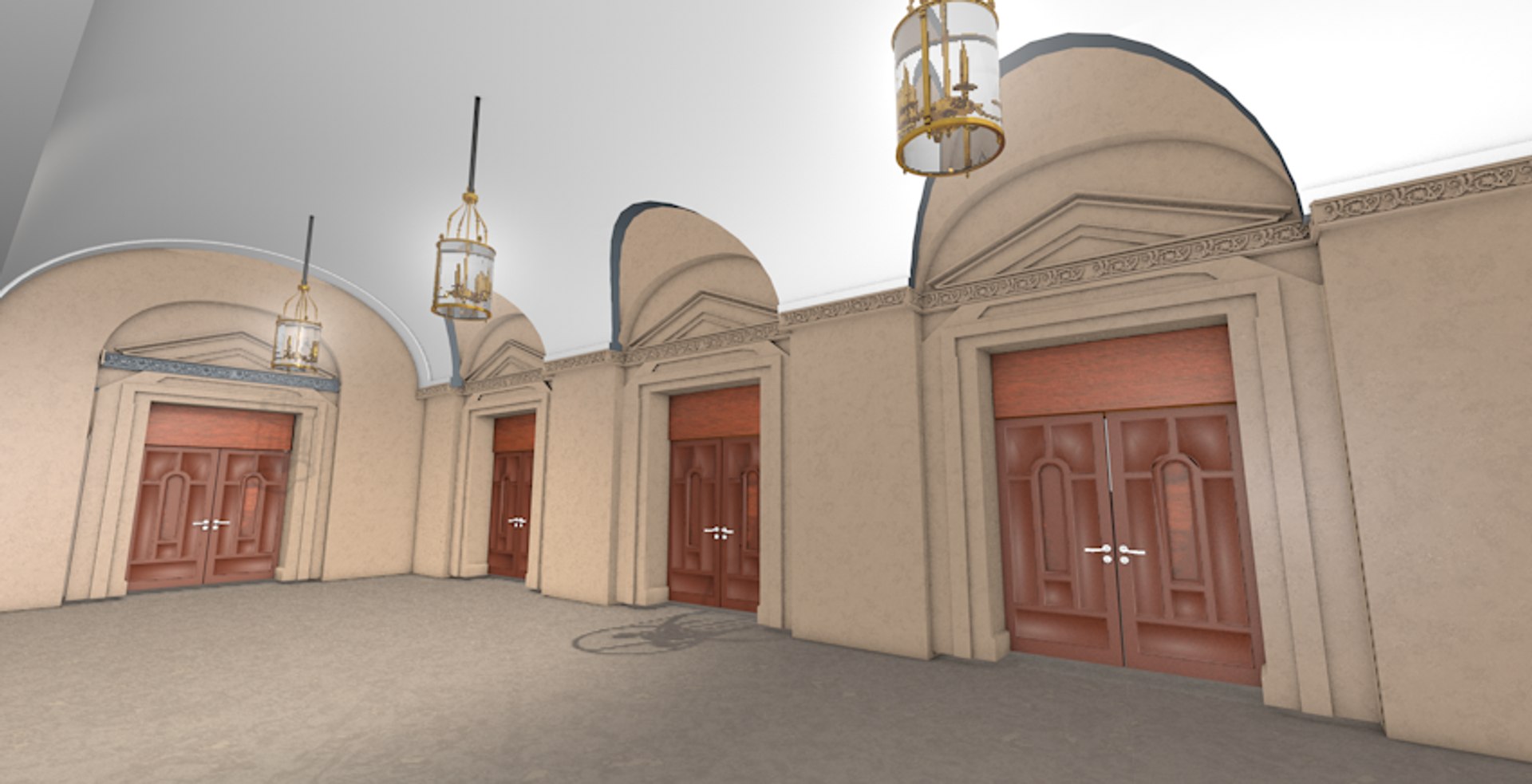 Foyer Room 3d Model