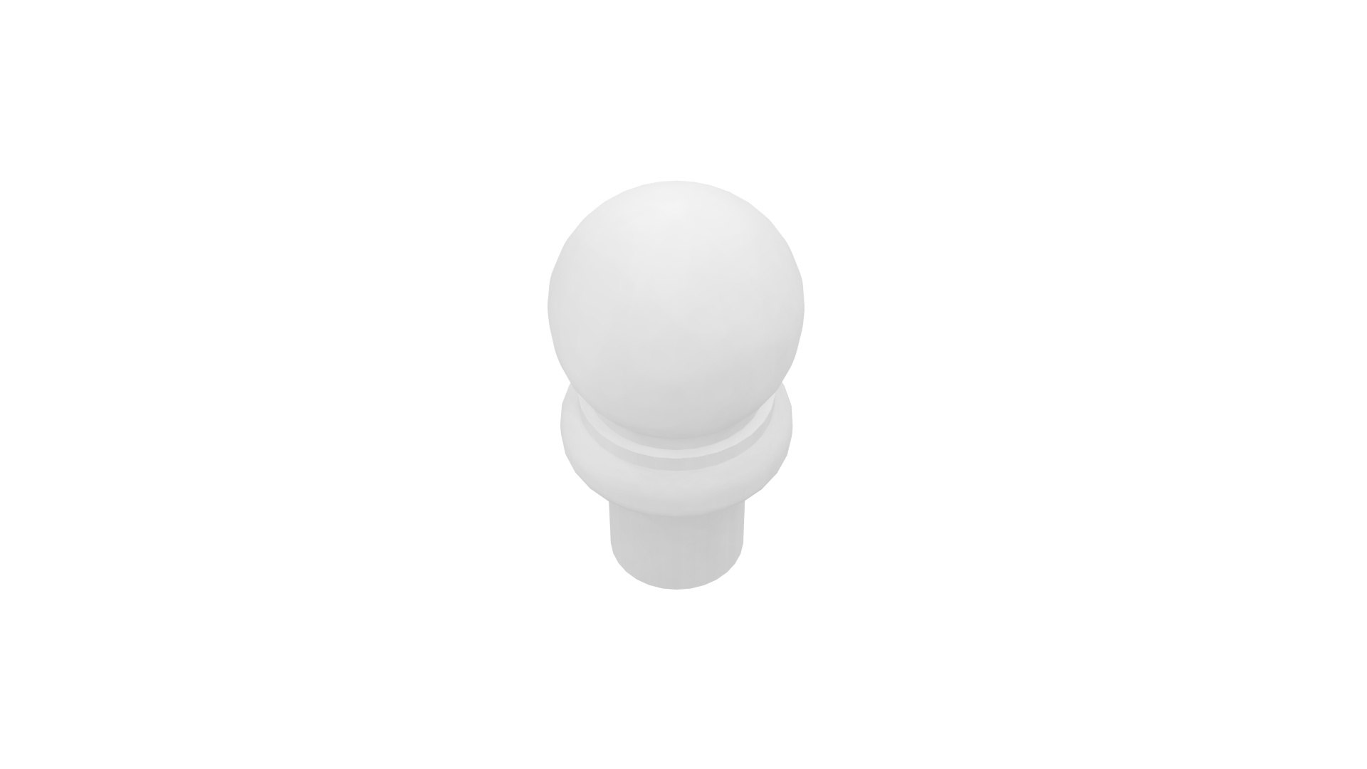 Staircase Newel Cap - Ball 3D - TurboSquid 2027925