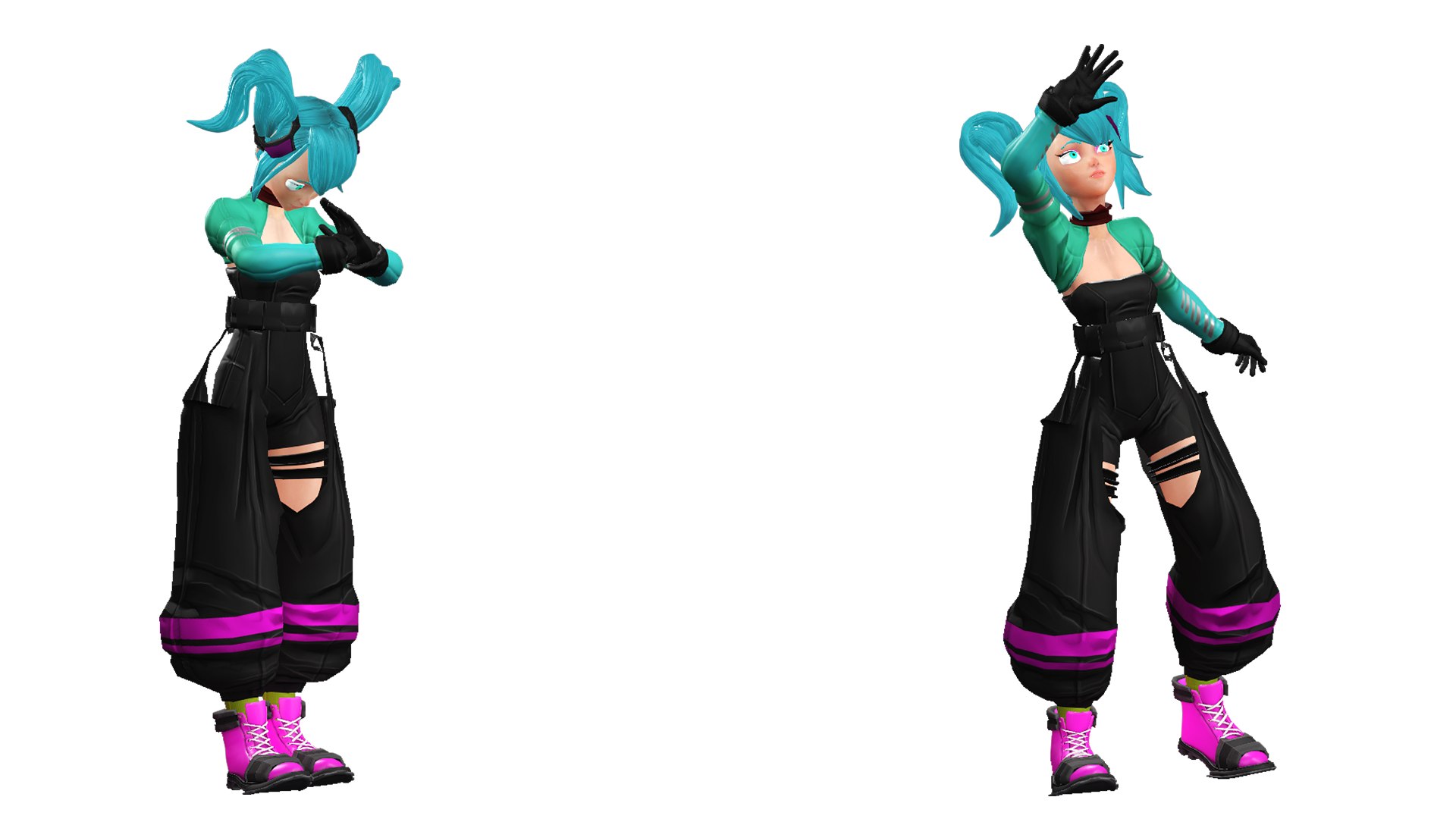 Cartoon 3D Rigged Cyberpunk Lima Character 3D Model Model - TurboSquid ...