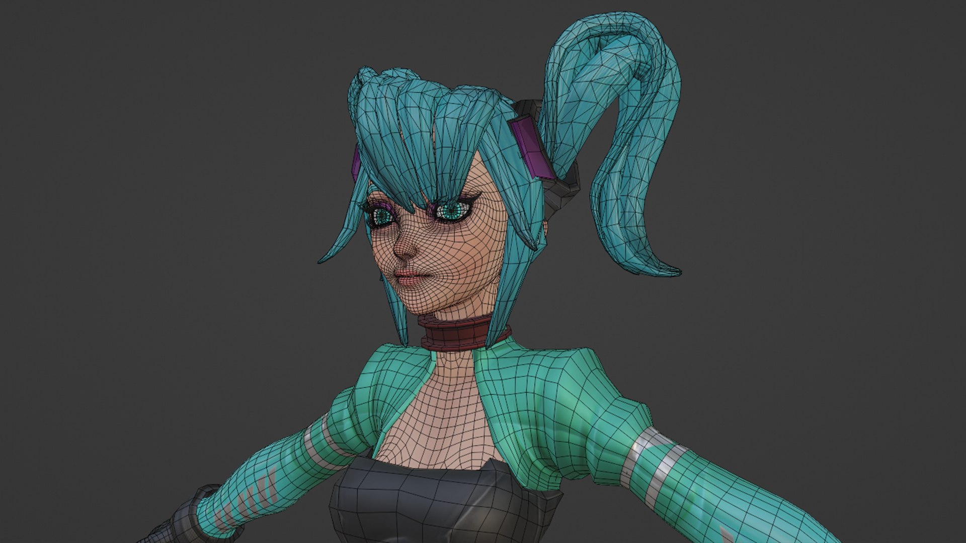 Cartoon 3D Rigged Cyberpunk Lima Character 3D Model Model - TurboSquid ...