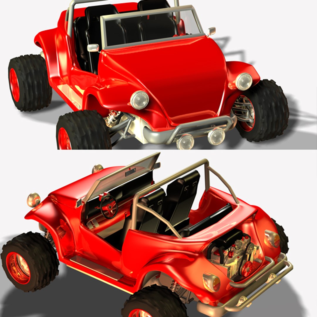 Sand Buggy 3d Model