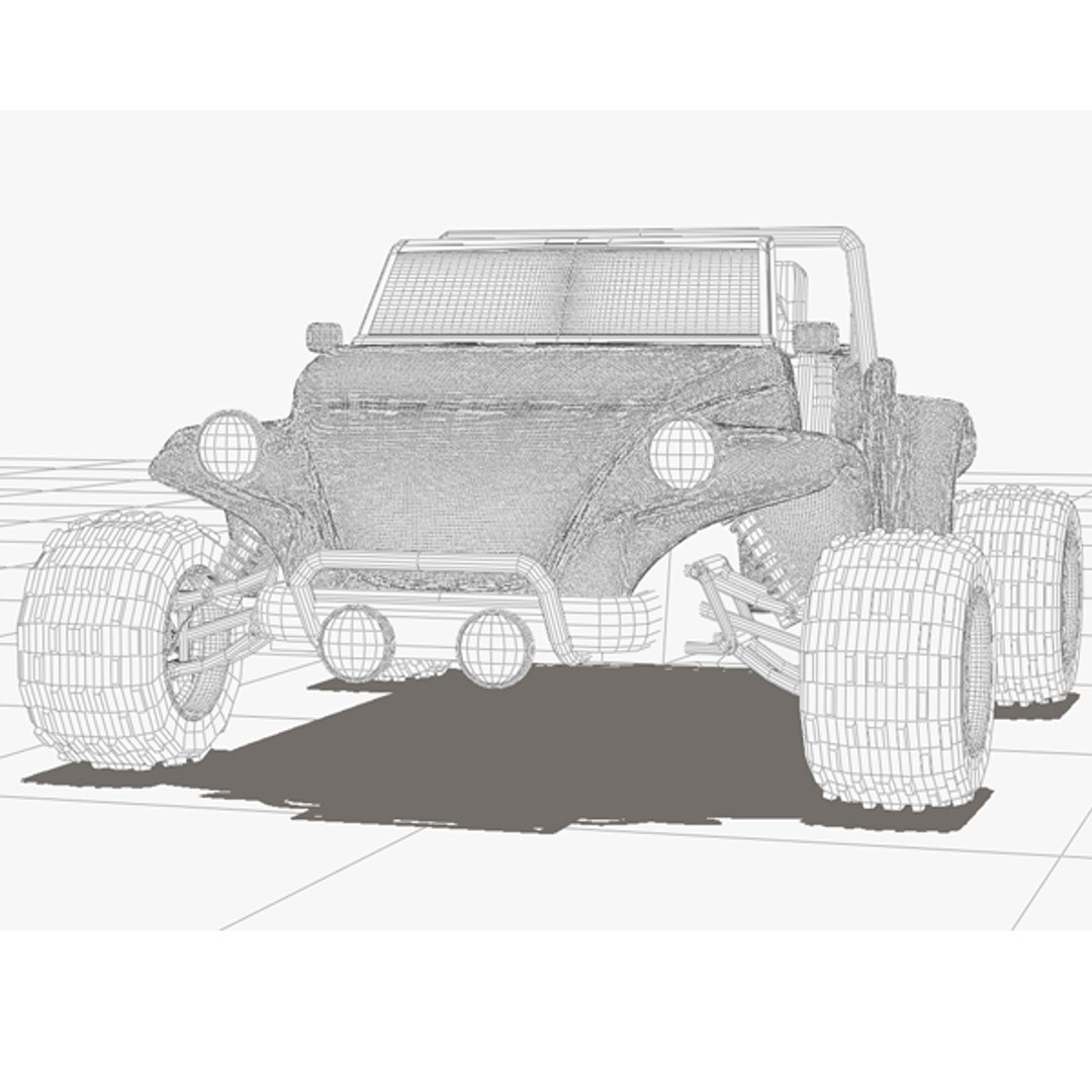 Sand Buggy 3d Model