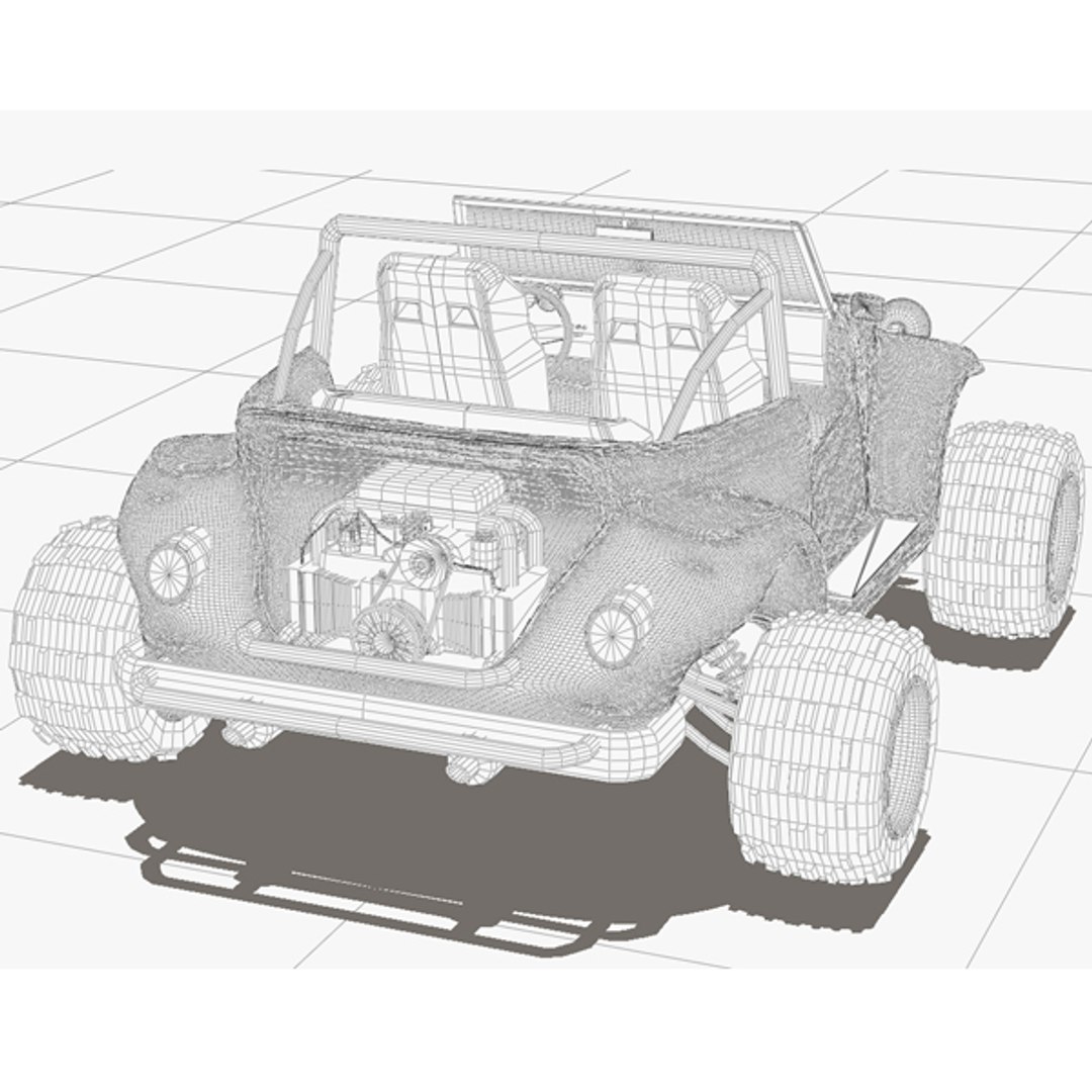Sand Buggy 3d Model