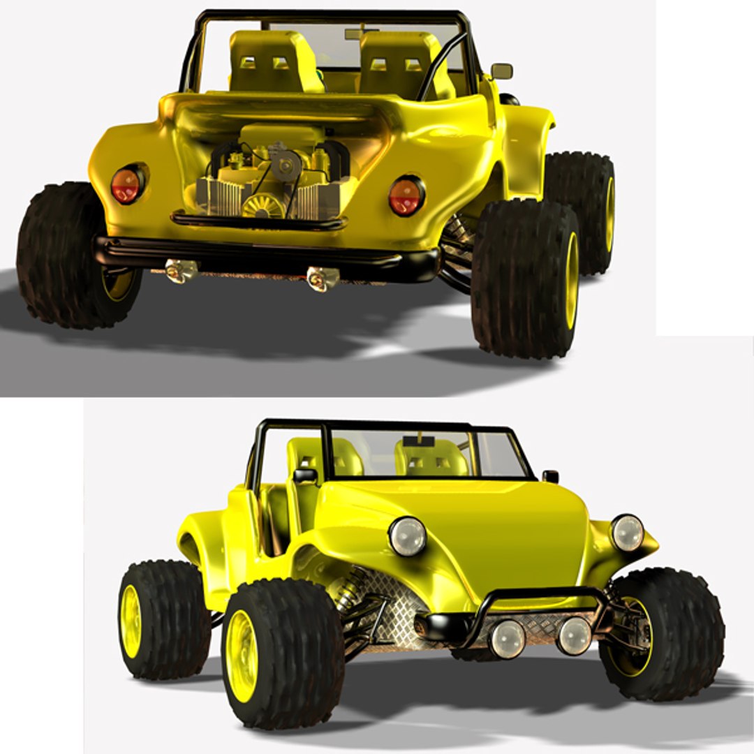 Sand Buggy 3d Model