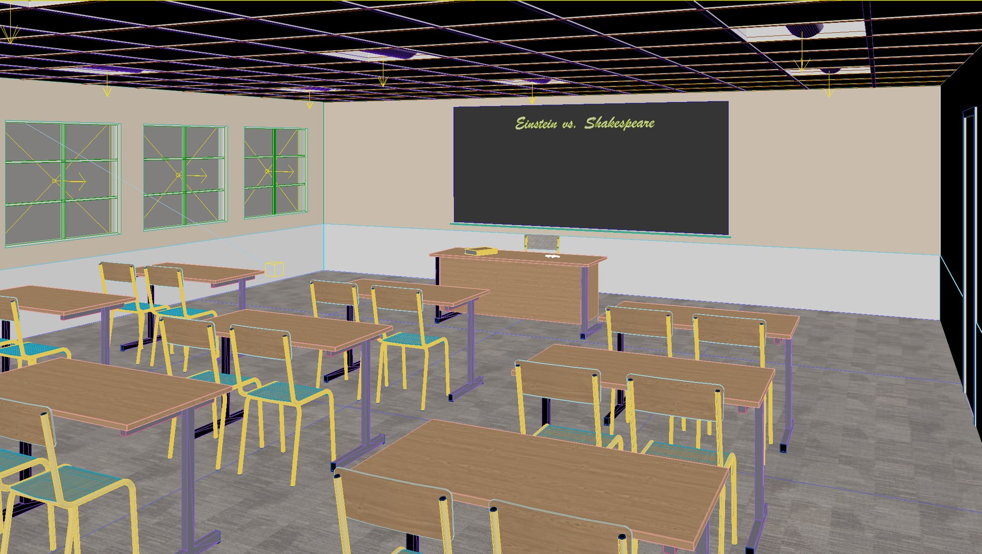 Maya Classroom Class Room