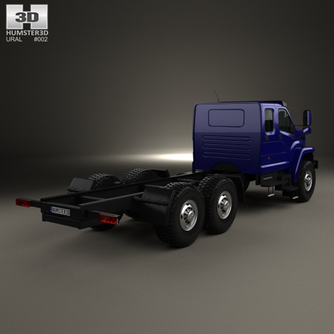 Ural chassis 2015 3D - TurboSquid 1276464