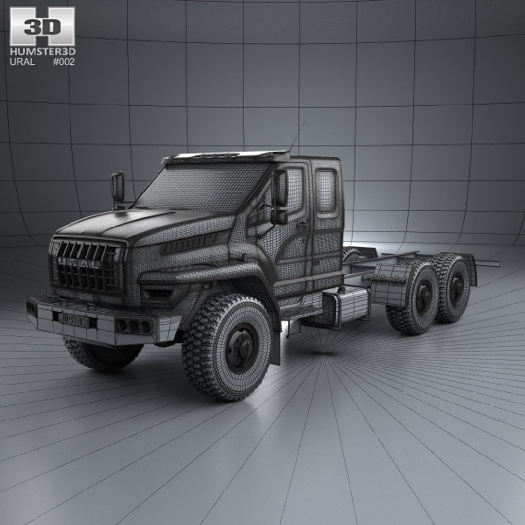 Ural chassis 2015 3D - TurboSquid 1276464