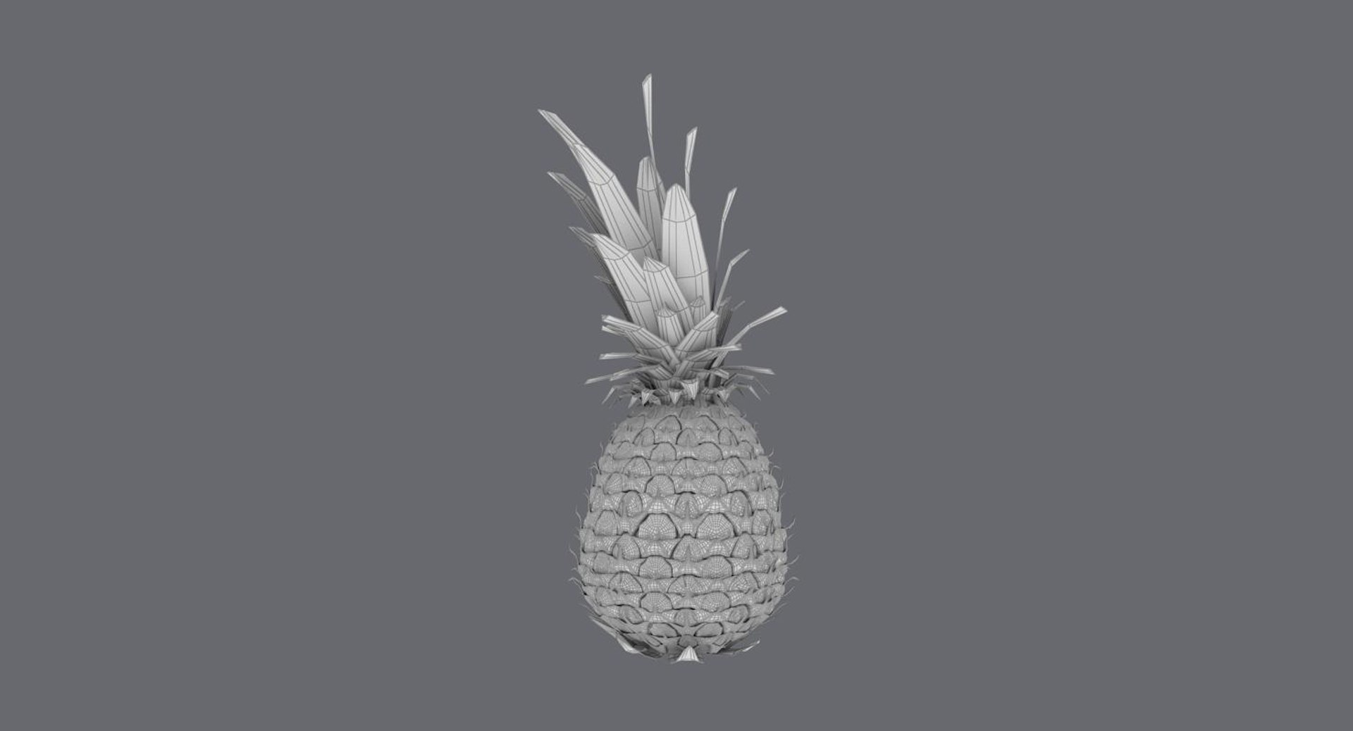 3d pineapple model
