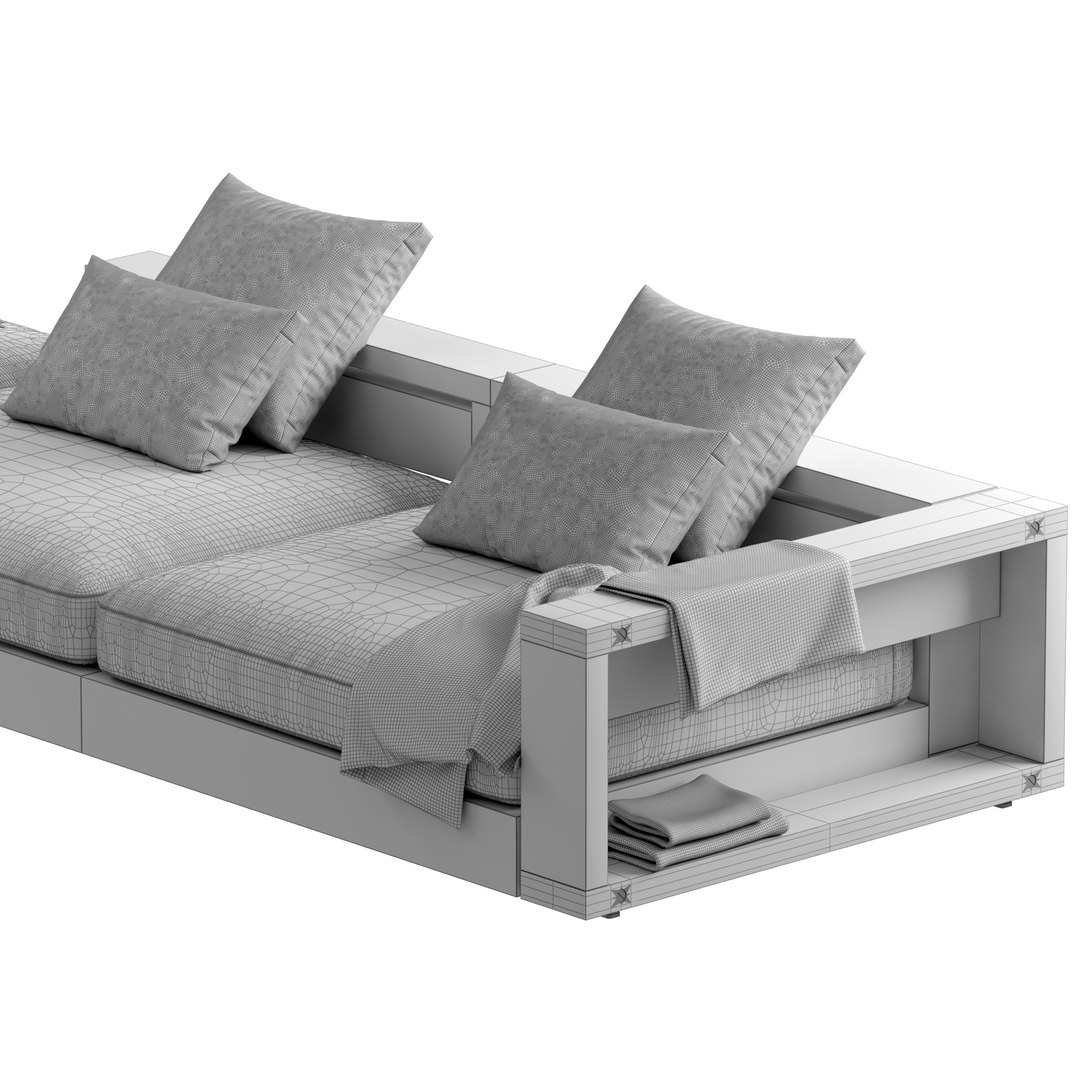 3D Flexform Hamptons Sofa Model - TurboSquid 2043322
