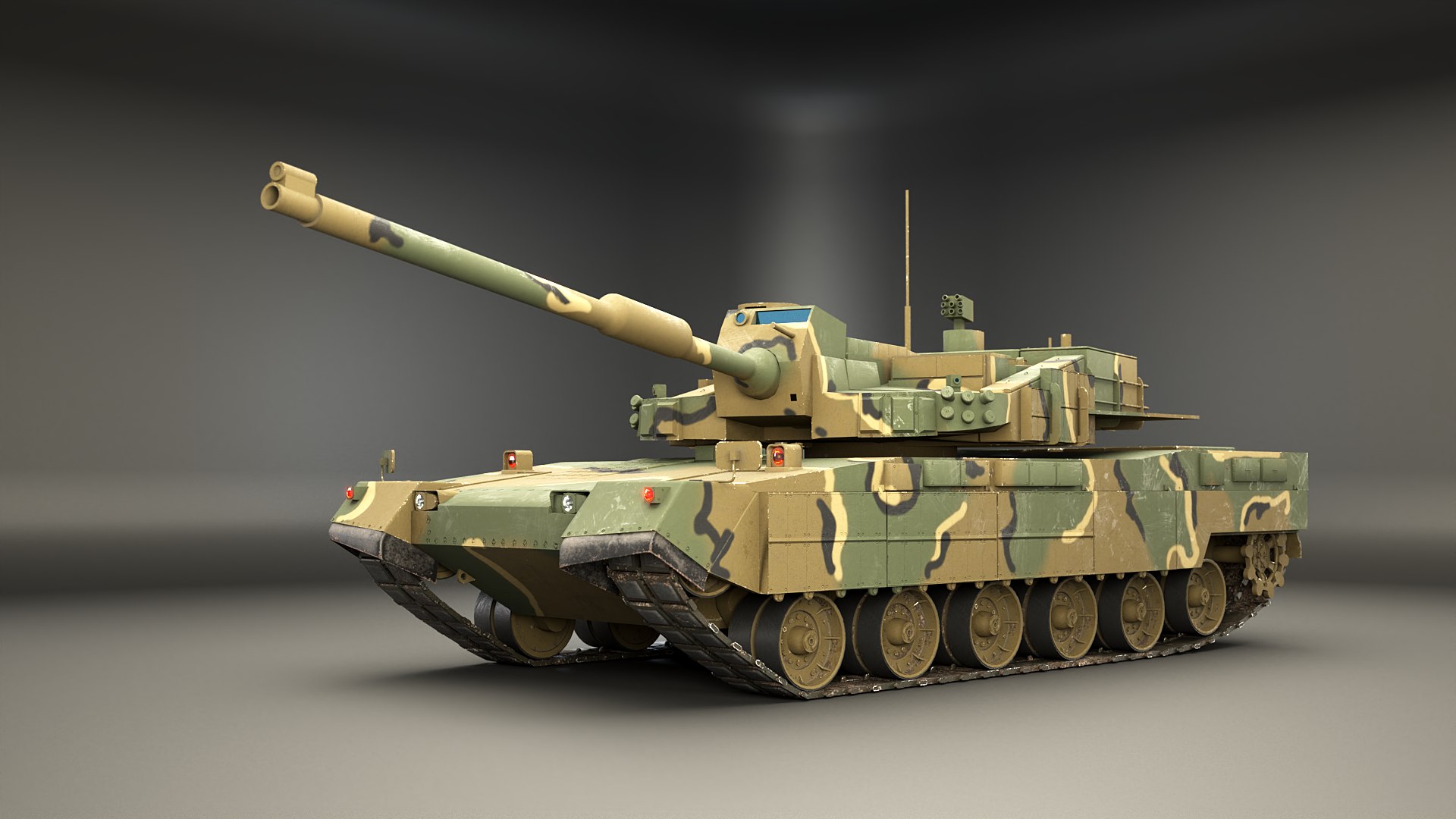 Korean K2 Black Panther Main Battle Tank 3D Model - TurboSquid 2292545