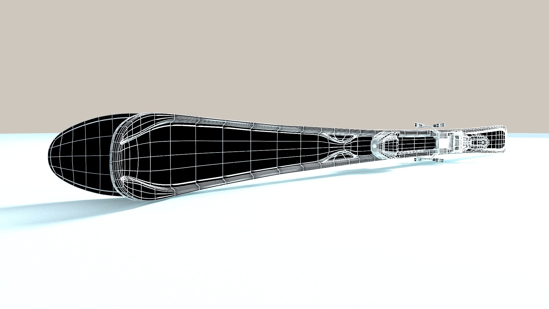 3d Model Skis Hd