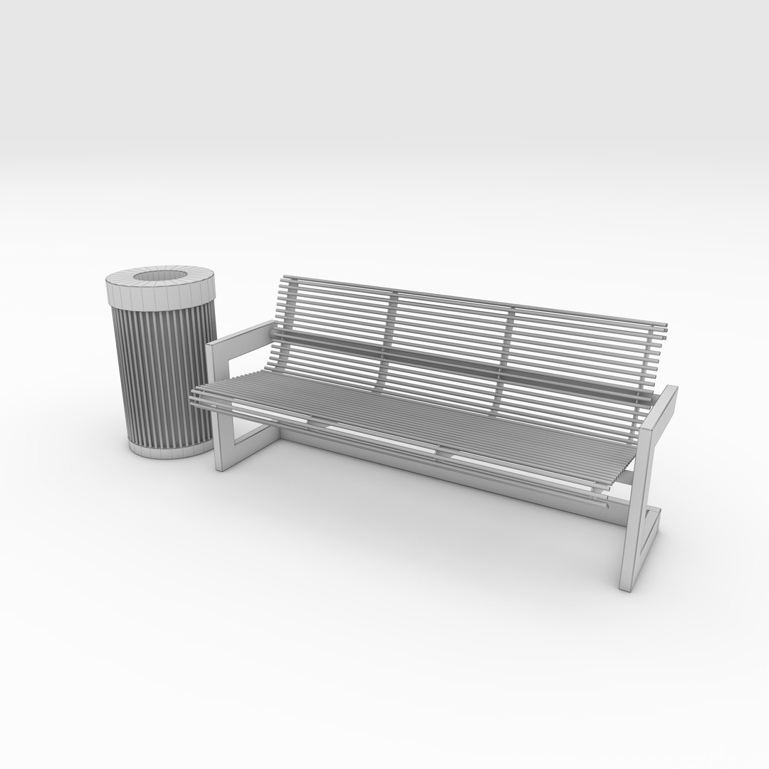 3D Bench Park 39 - TurboSquid 1948685