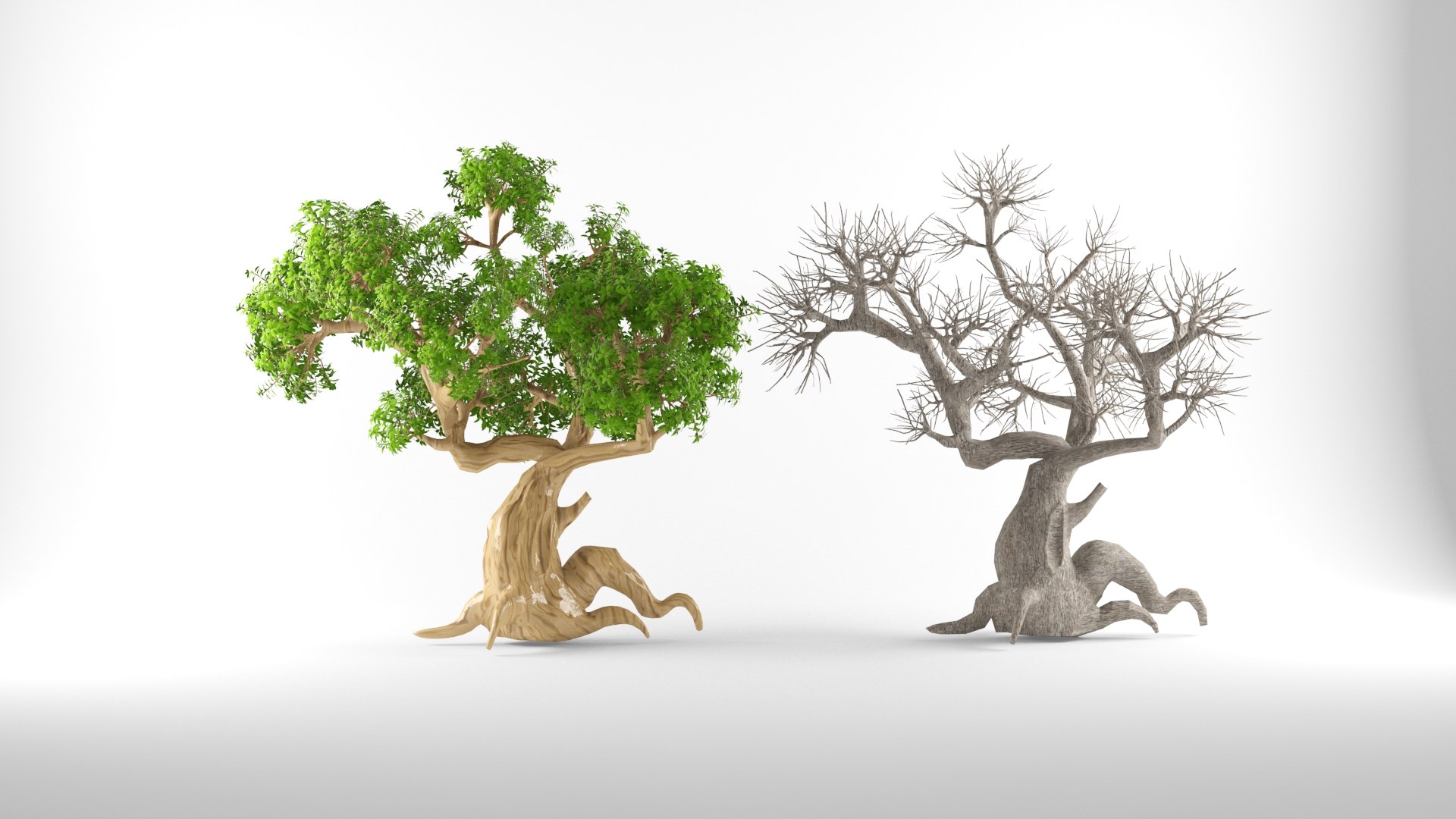 Cartoon Tree Model - TurboSquid 1725707