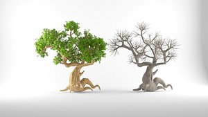 Free Cartoon Tree 3D Models for Download | TurboSquid