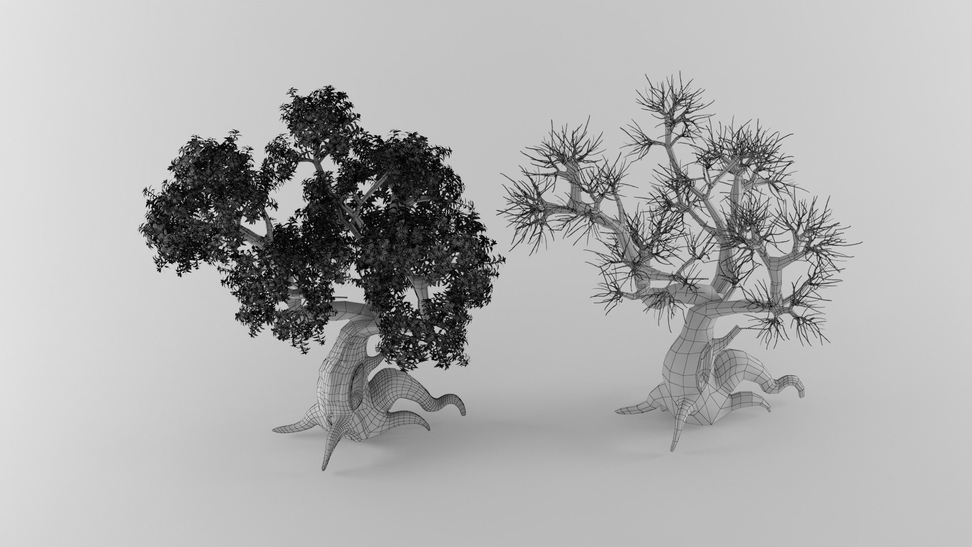 Cartoon Tree Model - TurboSquid 1725707
