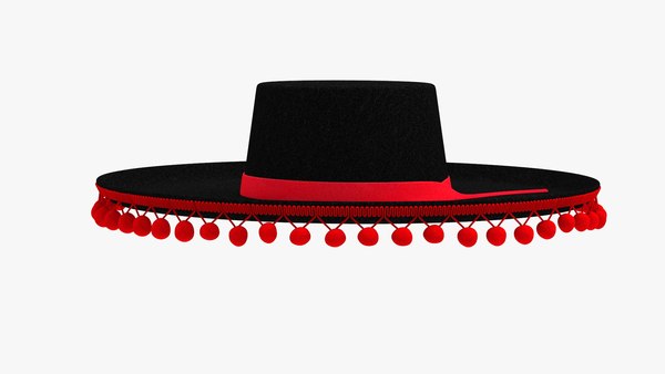 Matador Sombrero Hat model - TurboSquid 1835740