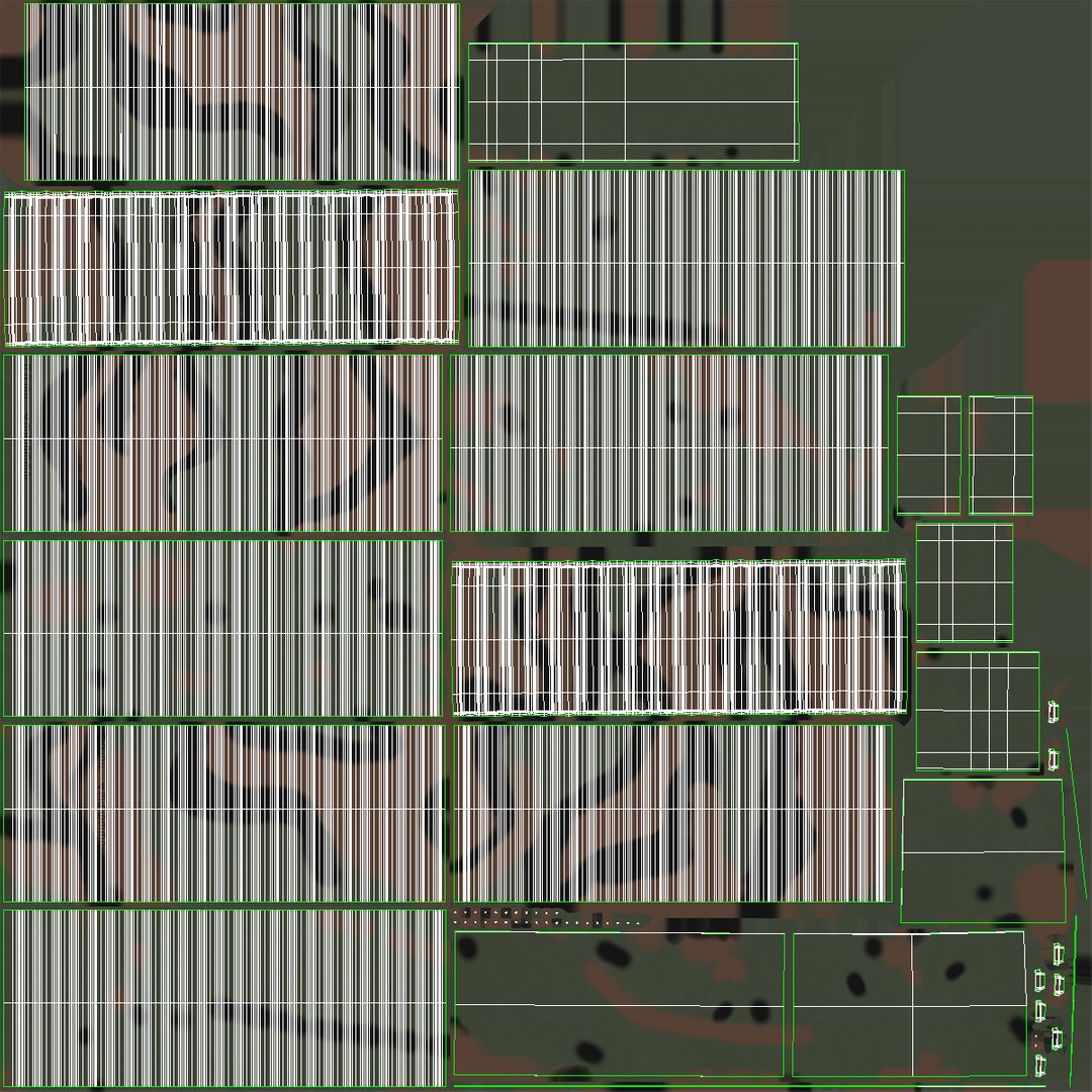 3D Intermodal Military Shipping Container 40-foot-long - TurboSquid 2348449