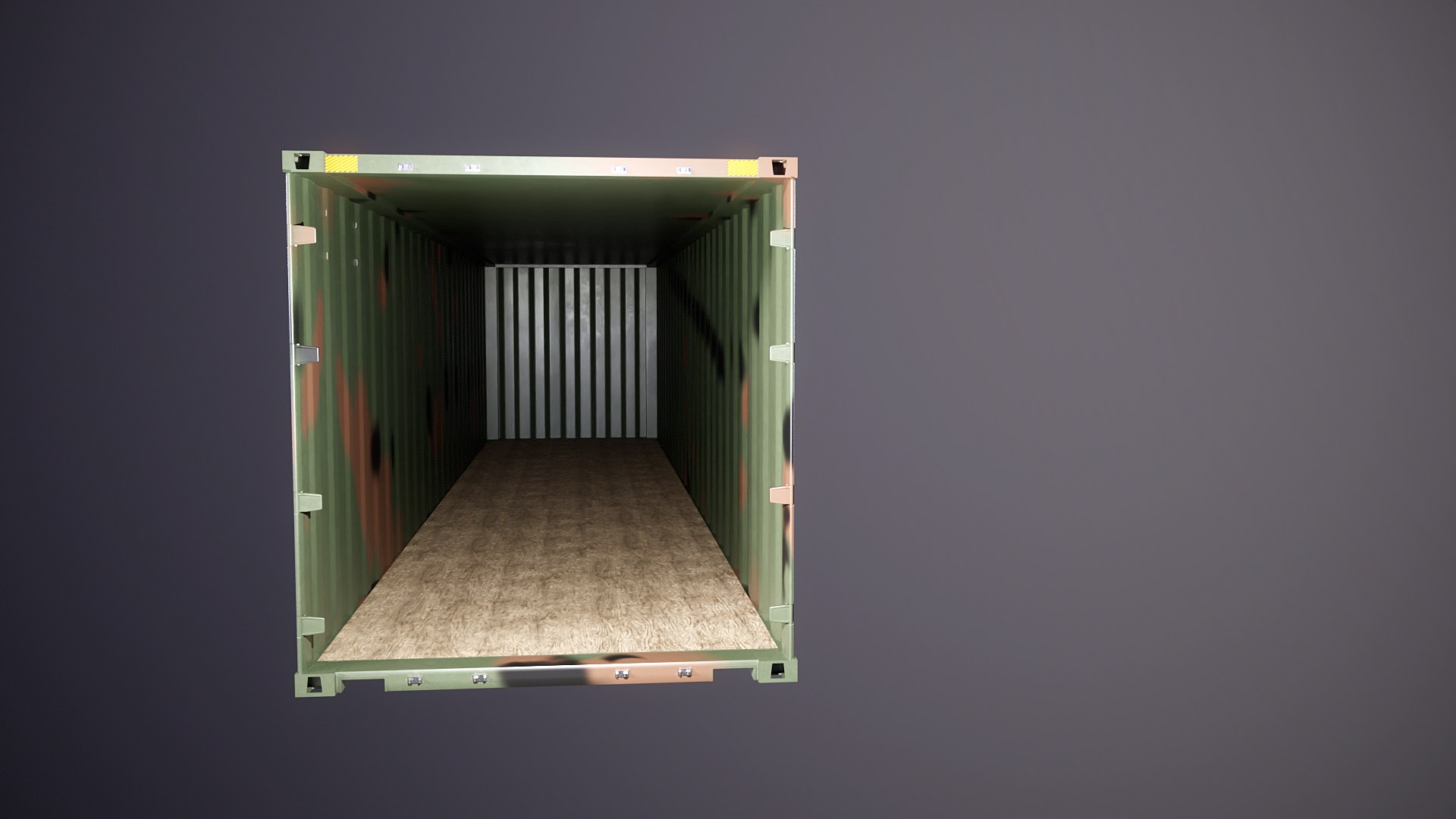 3D Intermodal Military Shipping Container 40-foot-long - TurboSquid 2348449