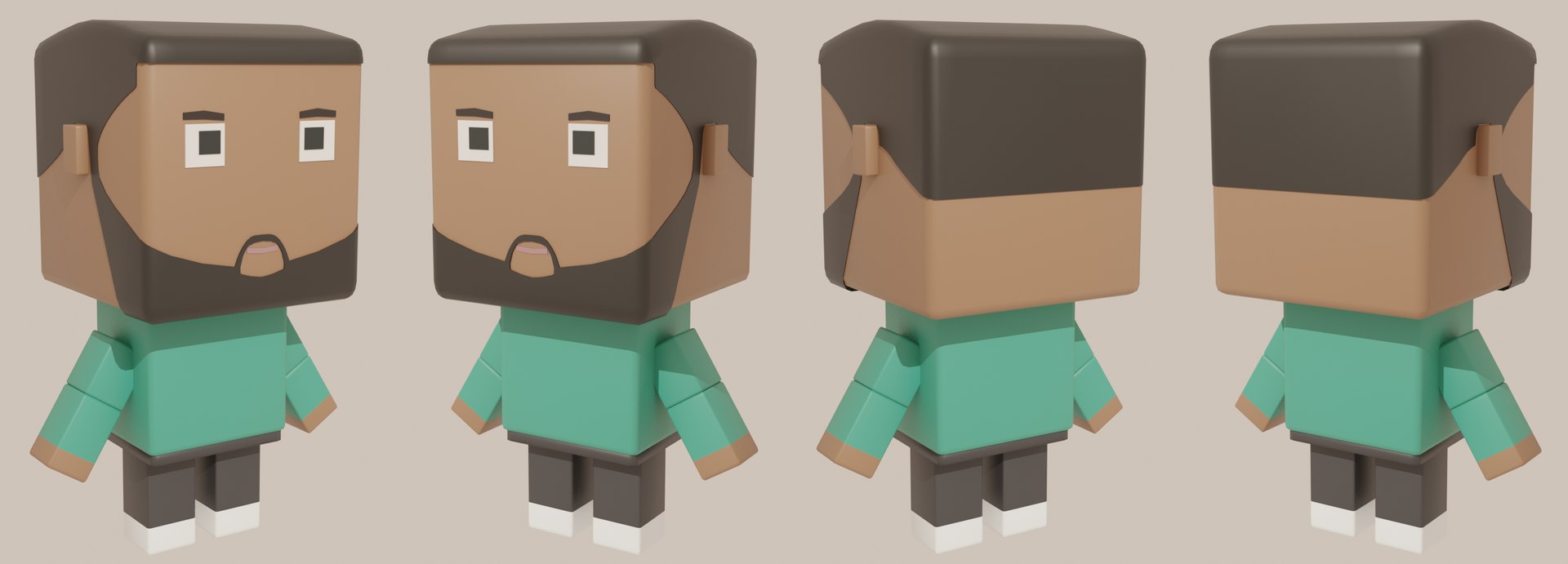 Cubic Characters 3D - TurboSquid 2378769