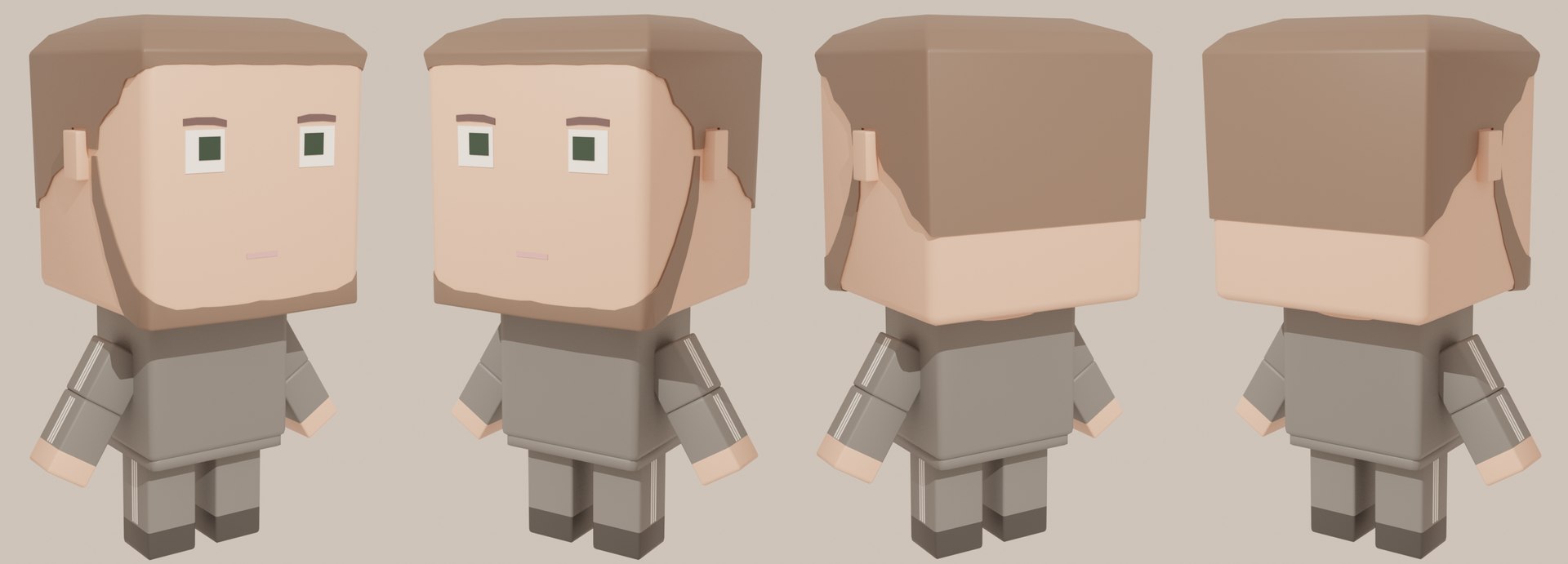 Cubic Characters 3D - TurboSquid 2378769