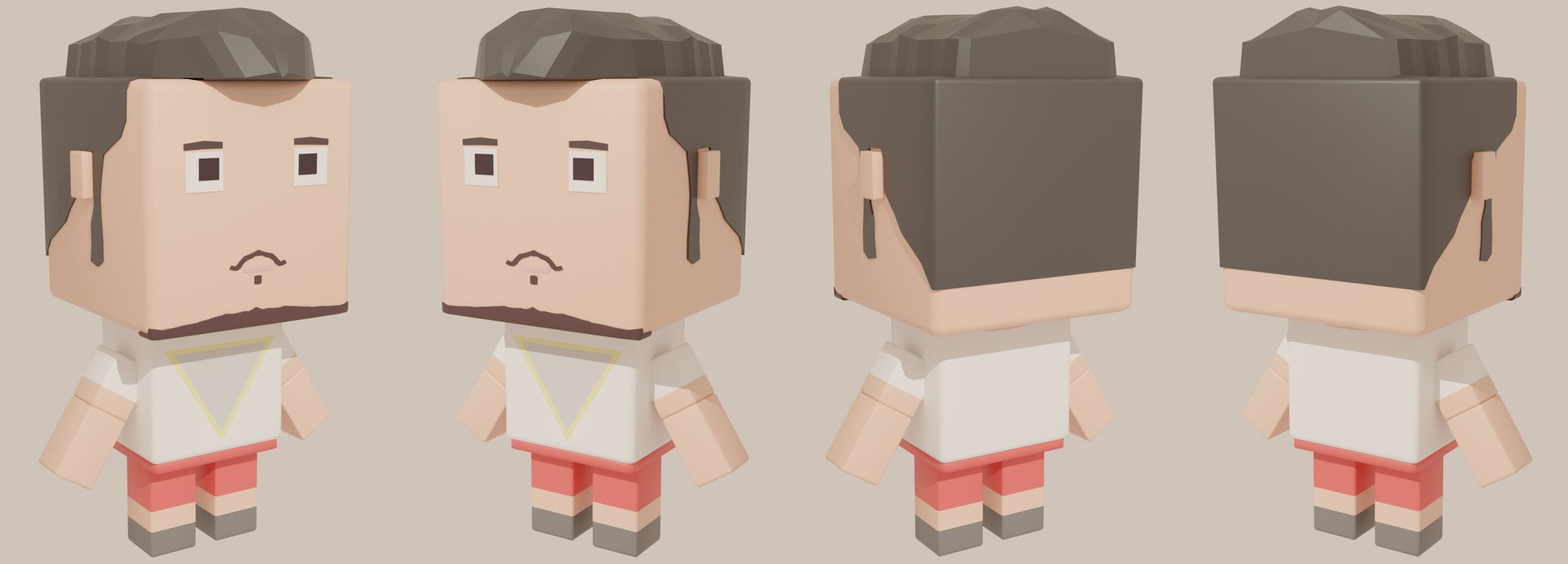 Cubic Characters 3D - TurboSquid 2378769