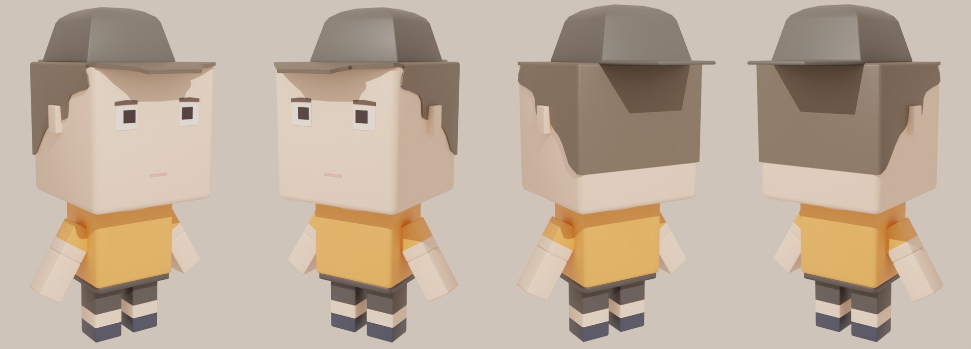Cubic Characters 3D - TurboSquid 2378769