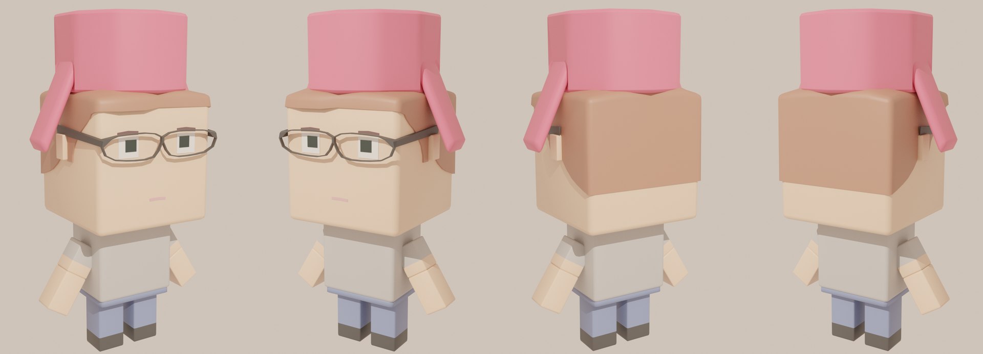Cubic Characters 3D - TurboSquid 2378769