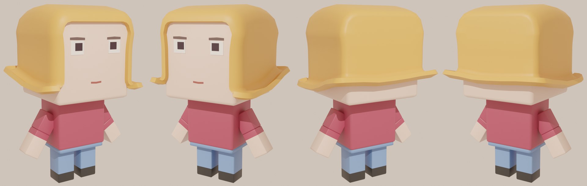 Cubic Characters 3D - TurboSquid 2378769