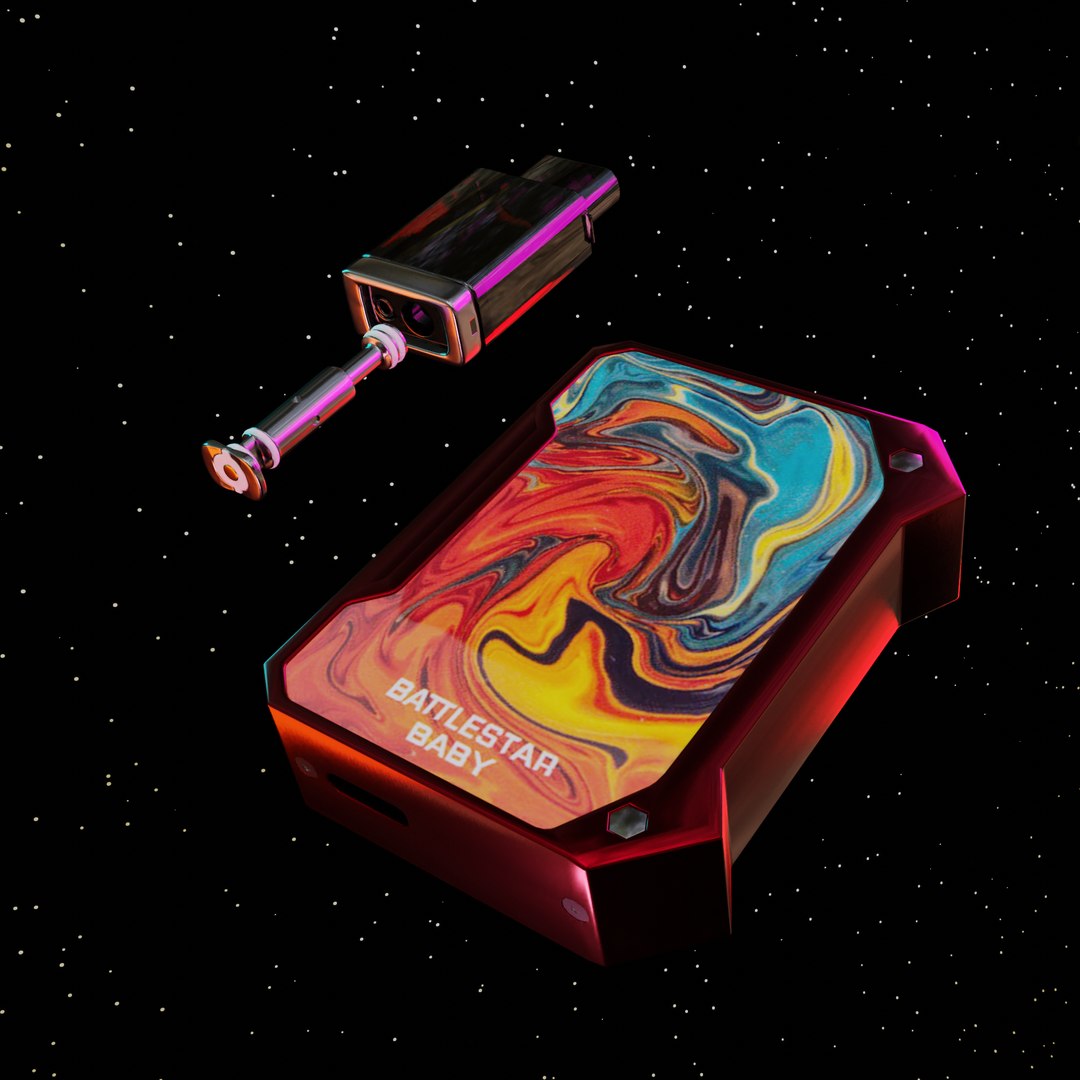 Pod Kids Vape Battlestar Baby 3D Model - TurboSquid 1755122
