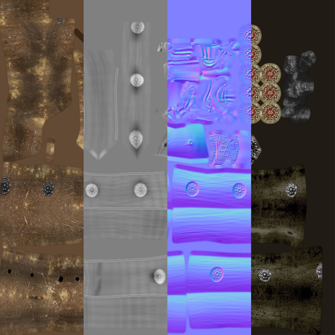 3D medieval doublet jacket - TurboSquid 1284910