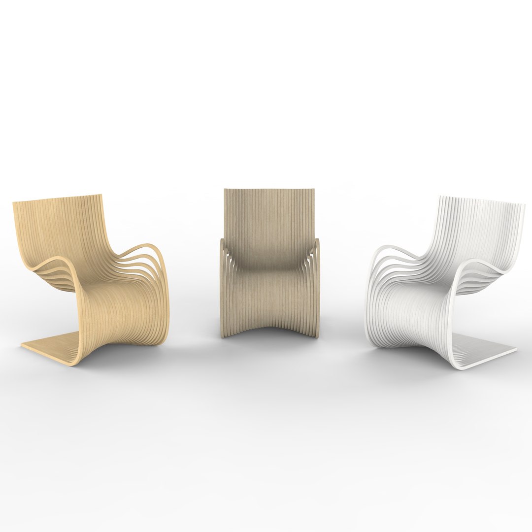 Pipo Chair And Cheese Table 3D - TurboSquid 1724784