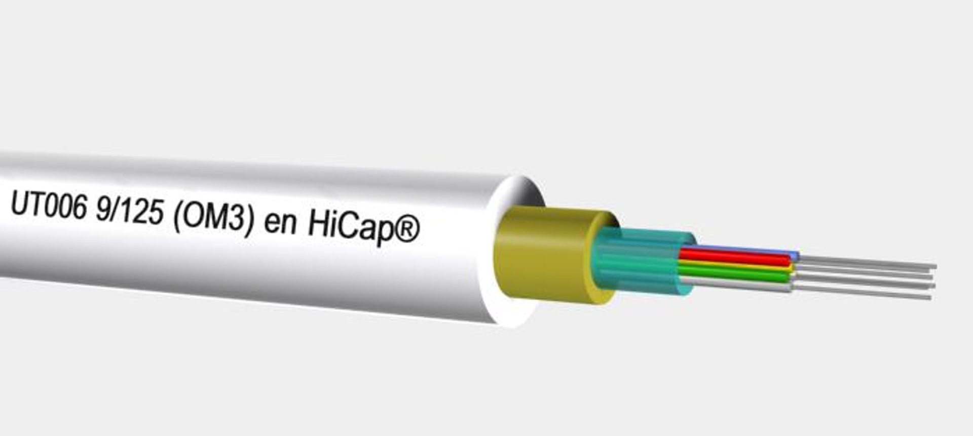 3d optical cable 9-125um uni model