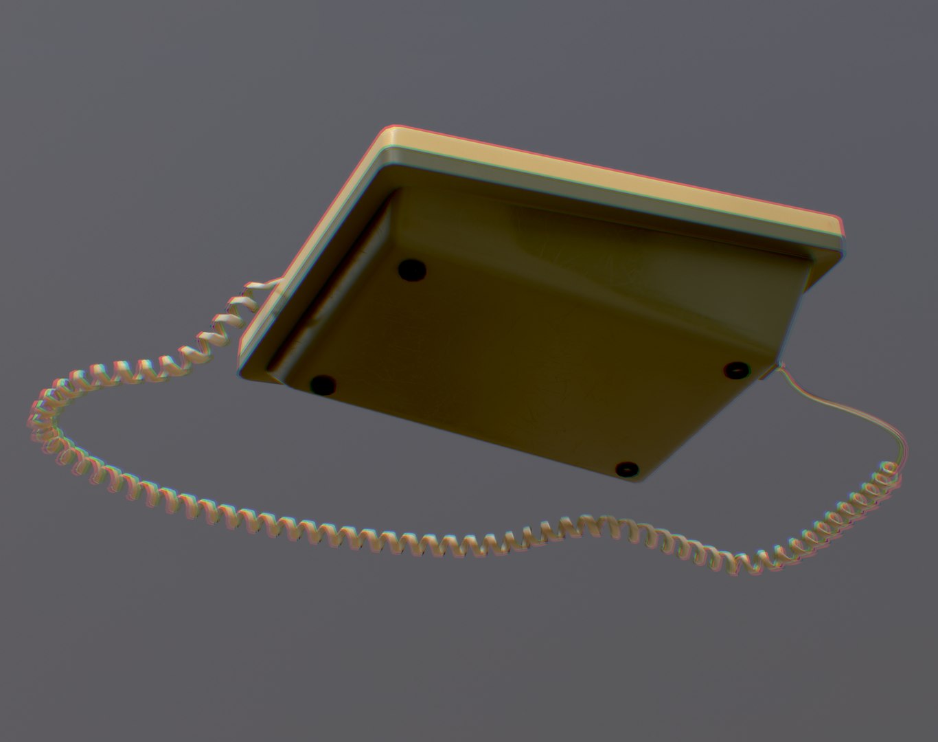 Old Office Desk Phone Model - TurboSquid 2311978