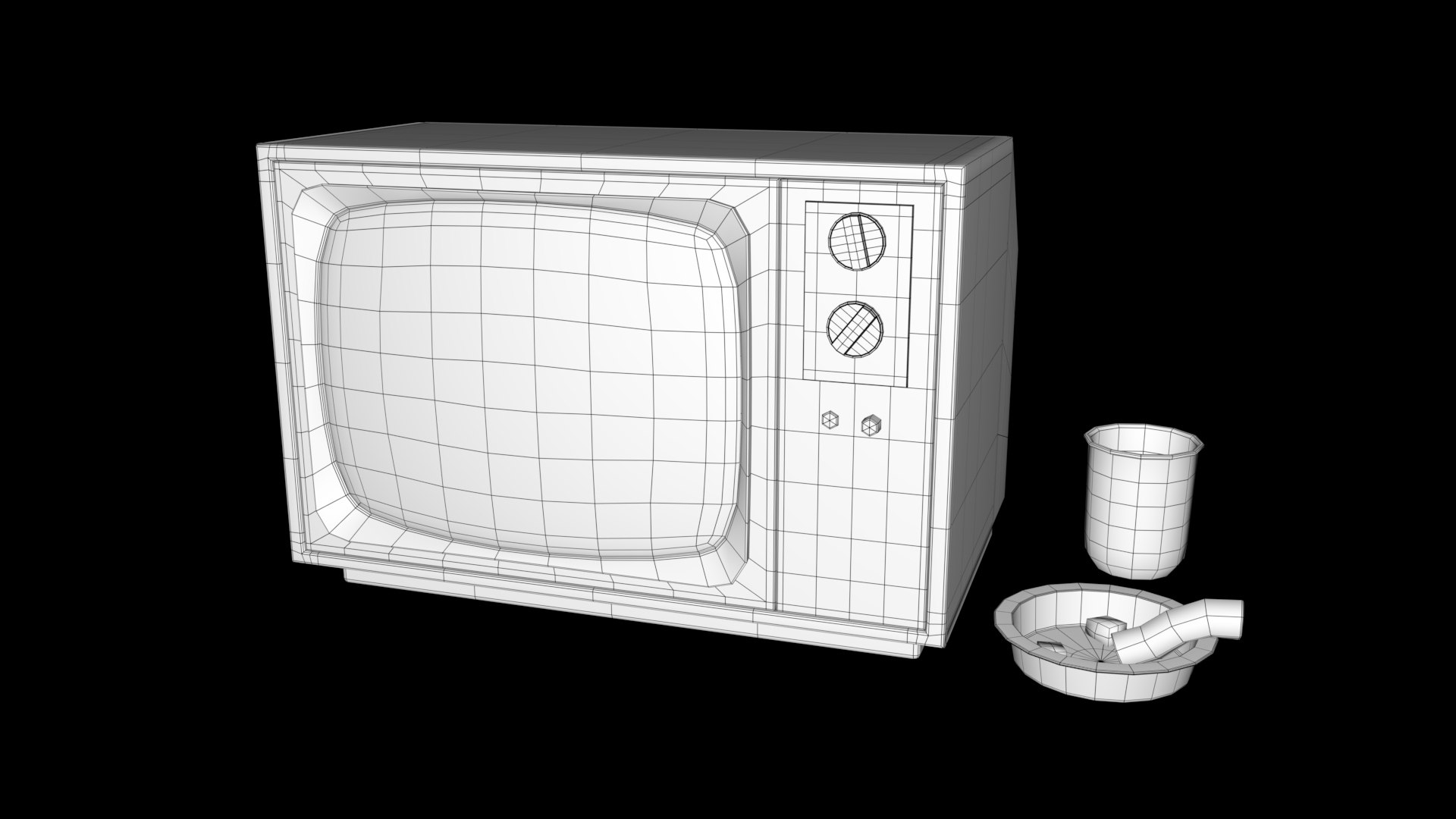 3D Stylised Television Set - TurboSquid 1756009