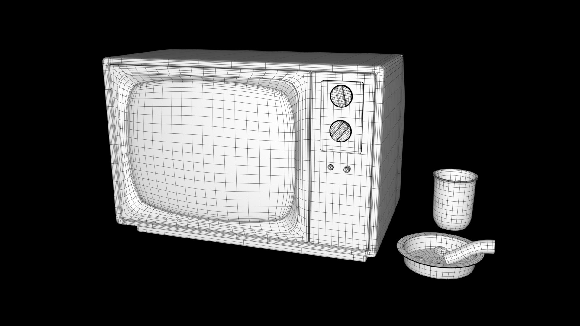 3D Stylised Television Set - TurboSquid 1756009