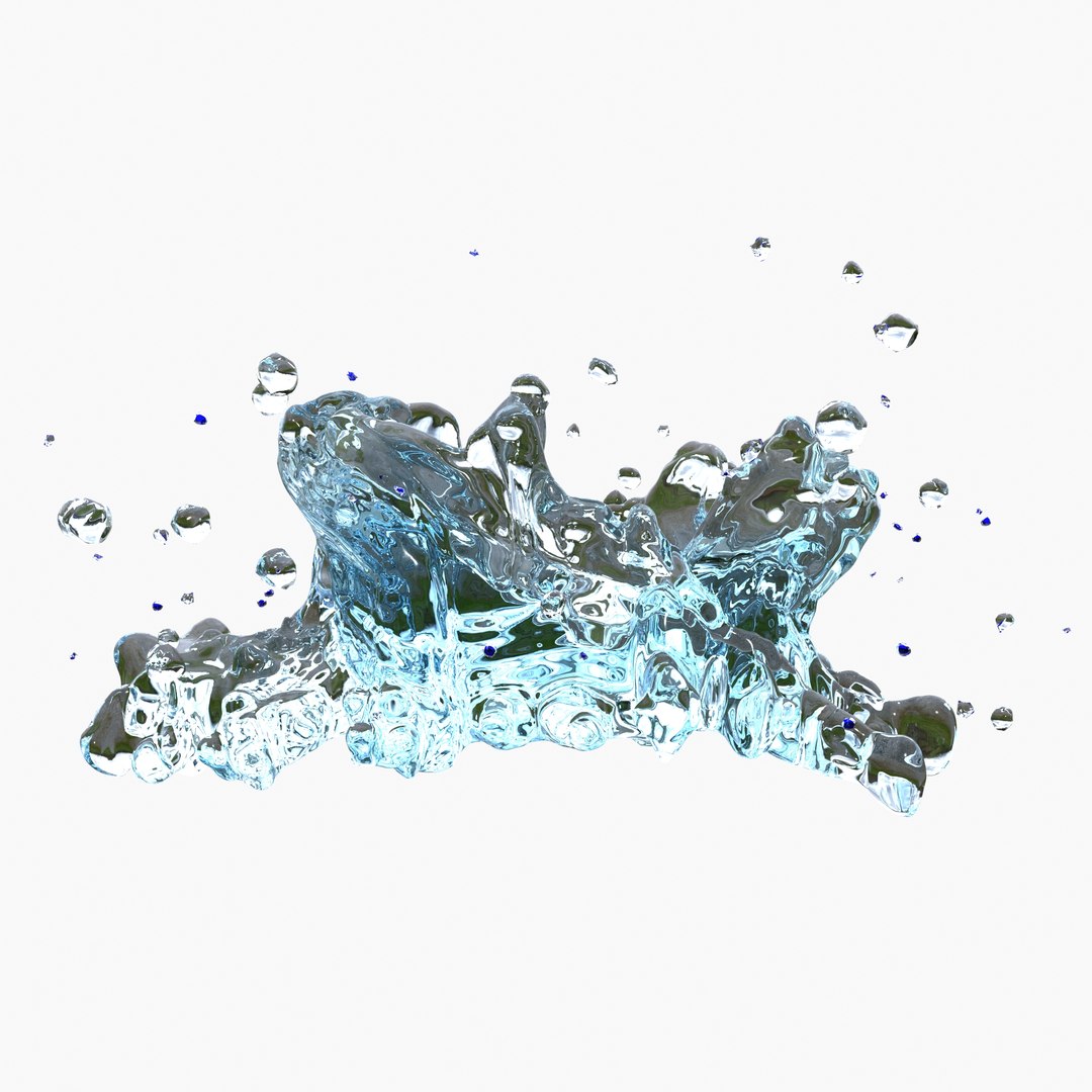 3D Water Splashes Pack 9 - TurboSquid 2172586