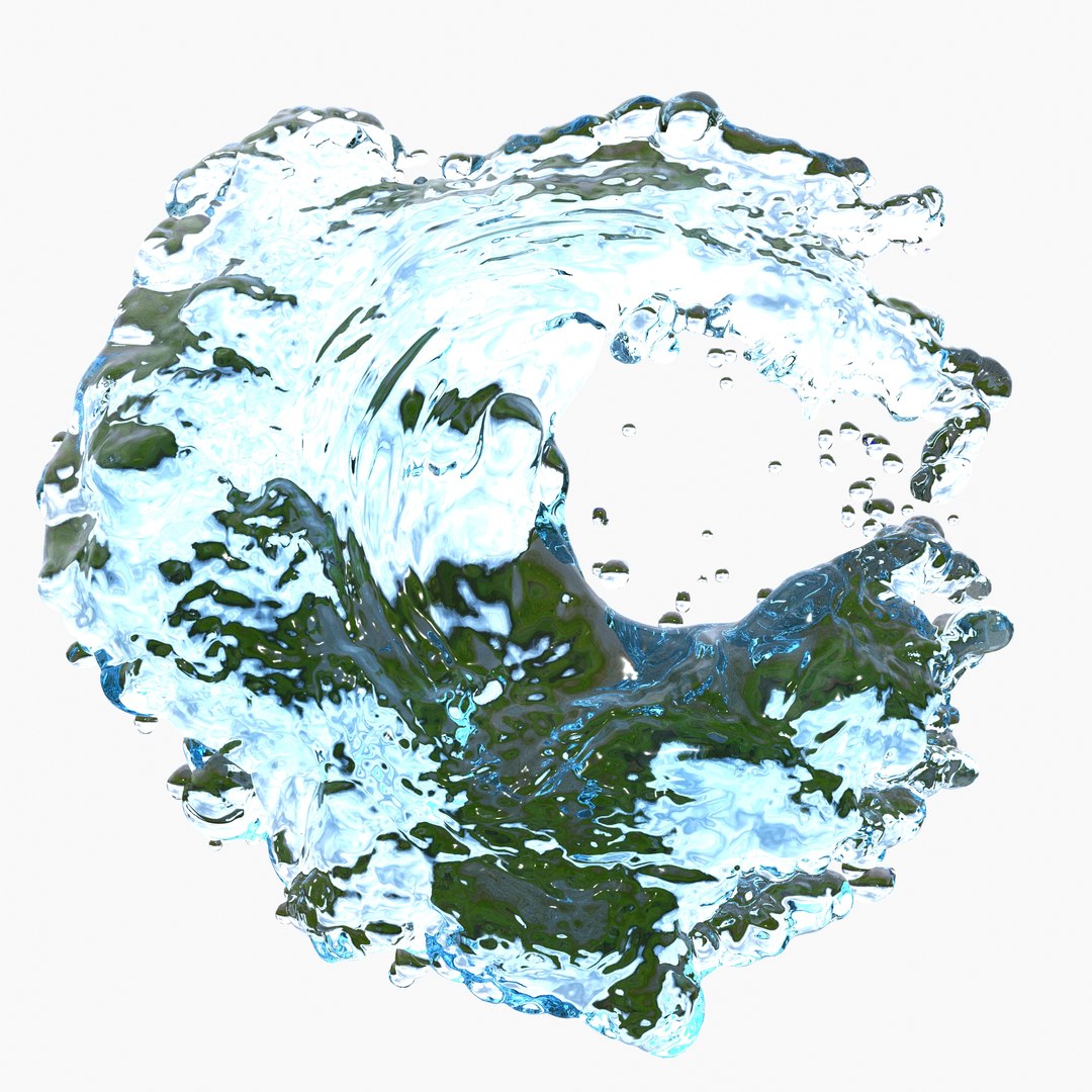 3D Water Splashes Pack 9 - TurboSquid 2172586