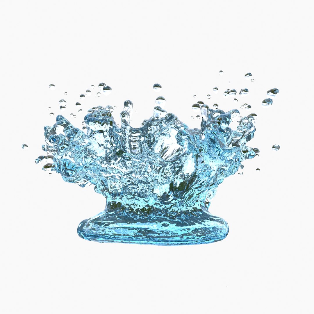 3D Water Splashes Pack 9 - TurboSquid 2172586