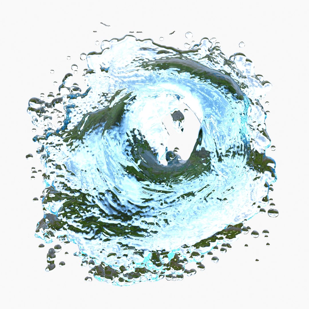 3D Water Splashes Pack 9 - TurboSquid 2172586