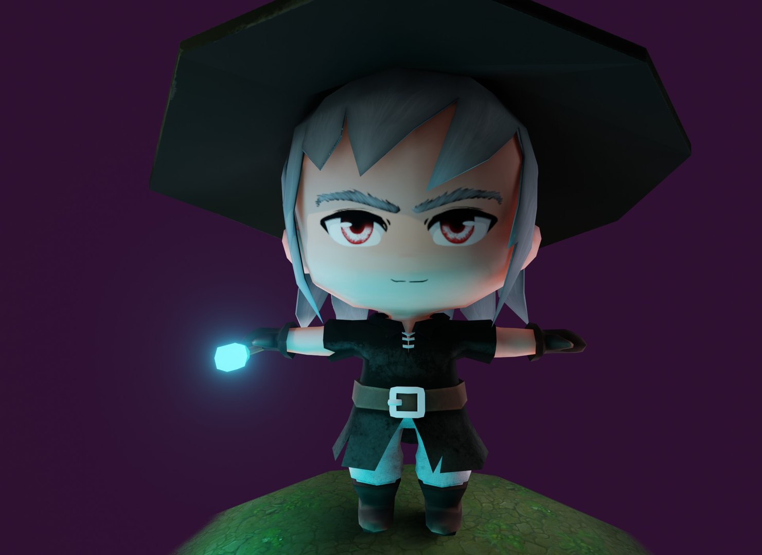 Mage Chibi 3D Model 3D - TurboSquid 1985628