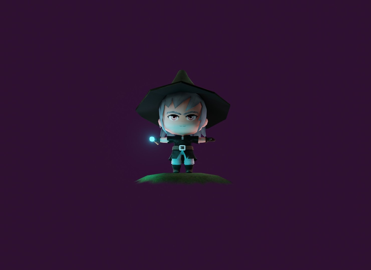 Mage Chibi 3D Model 3D - TurboSquid 1985628