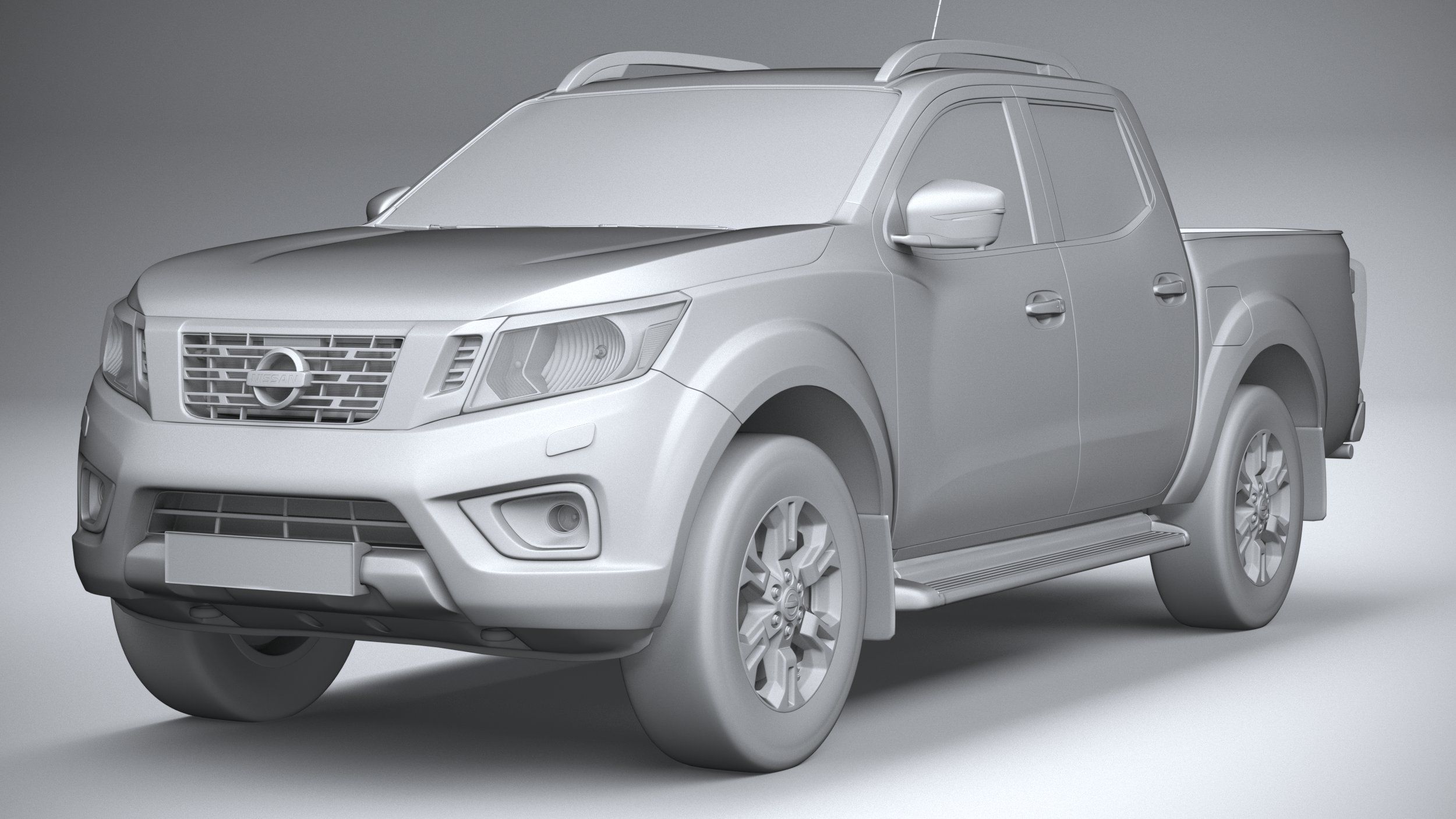 3D model nissan navara doublecab - TurboSquid 1631381