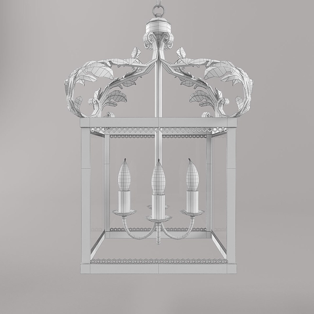 3d Model Antique Lamp