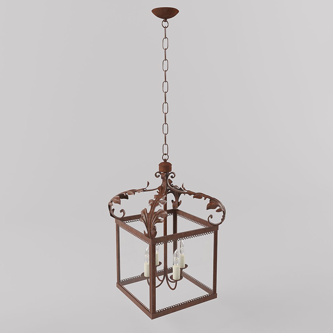 3d Model Antique Lamp